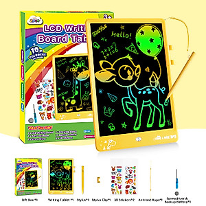 ZMLM Toys for 3-12 Years Old Kids - 10 Inch LCD Writing Tablet Coloring Screen Drawing Board Digital Educational Pad Art Craft for Boy Girl Toddler Teen School Activity Christmas Game Gift