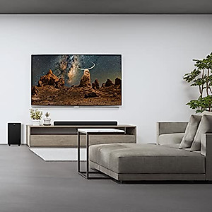 TCL Alto 8 Plus 3.1.2 Channel Dolby Atmos Smart Sound Bar with Wireless Subwoofer, WiFi, Works w/ Alexa, Google Assistant & Apple Airplay 2, Bluetooth – TS8132, 39-inch, Black