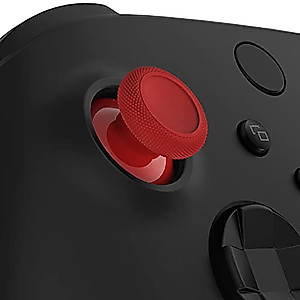 eXtremeRate Carmine Red Replacement Thumbsticks for for Xbox Series X/S Controller, for Xbox One Standard Controller Analog Stick, Custom Joystick for Xbox One X/S, for Xbox One Elite Controller