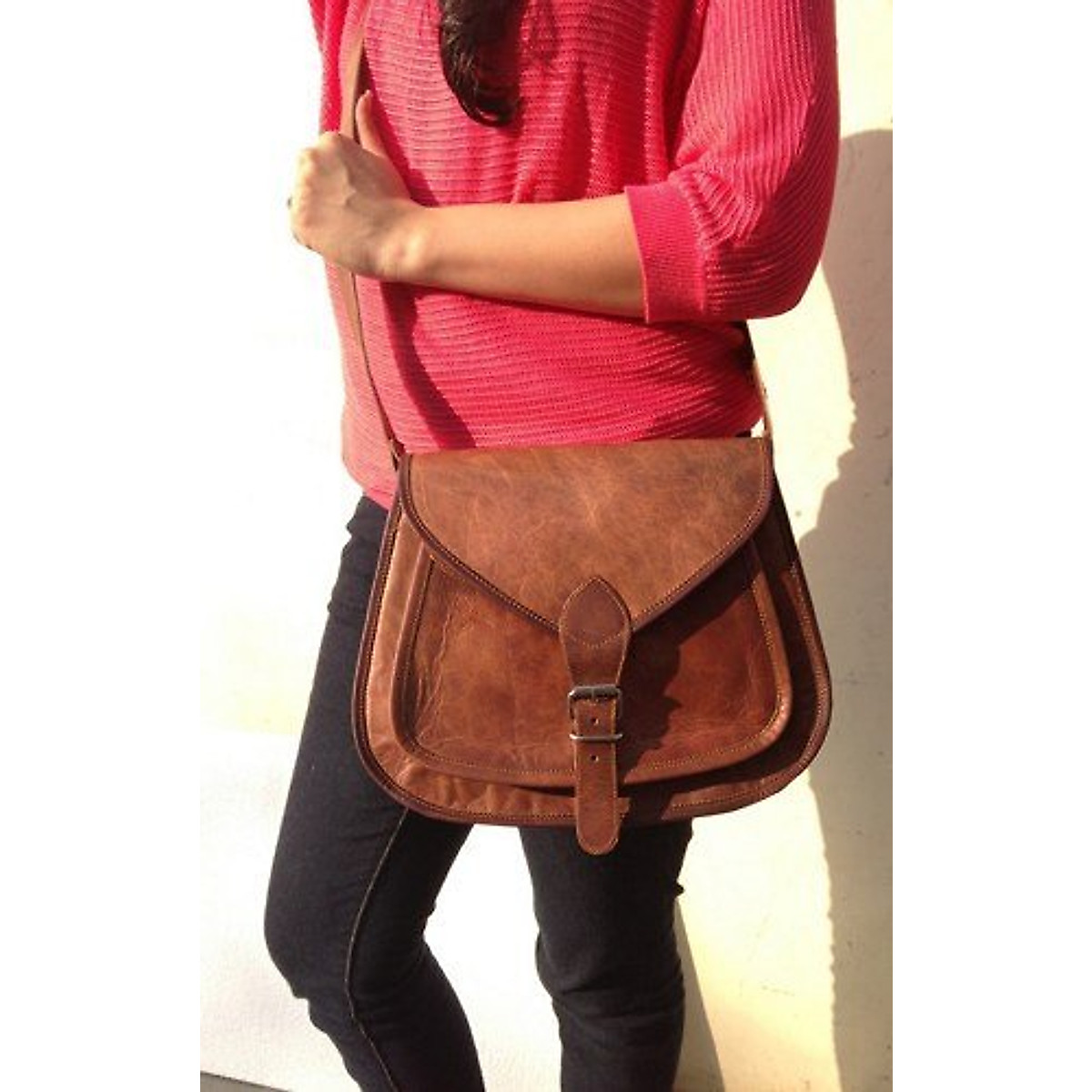 Leather Crossbody Bag for Women Purse Tote Ladies Bags Satchel Travel Tote Shoulder Bag by KPL