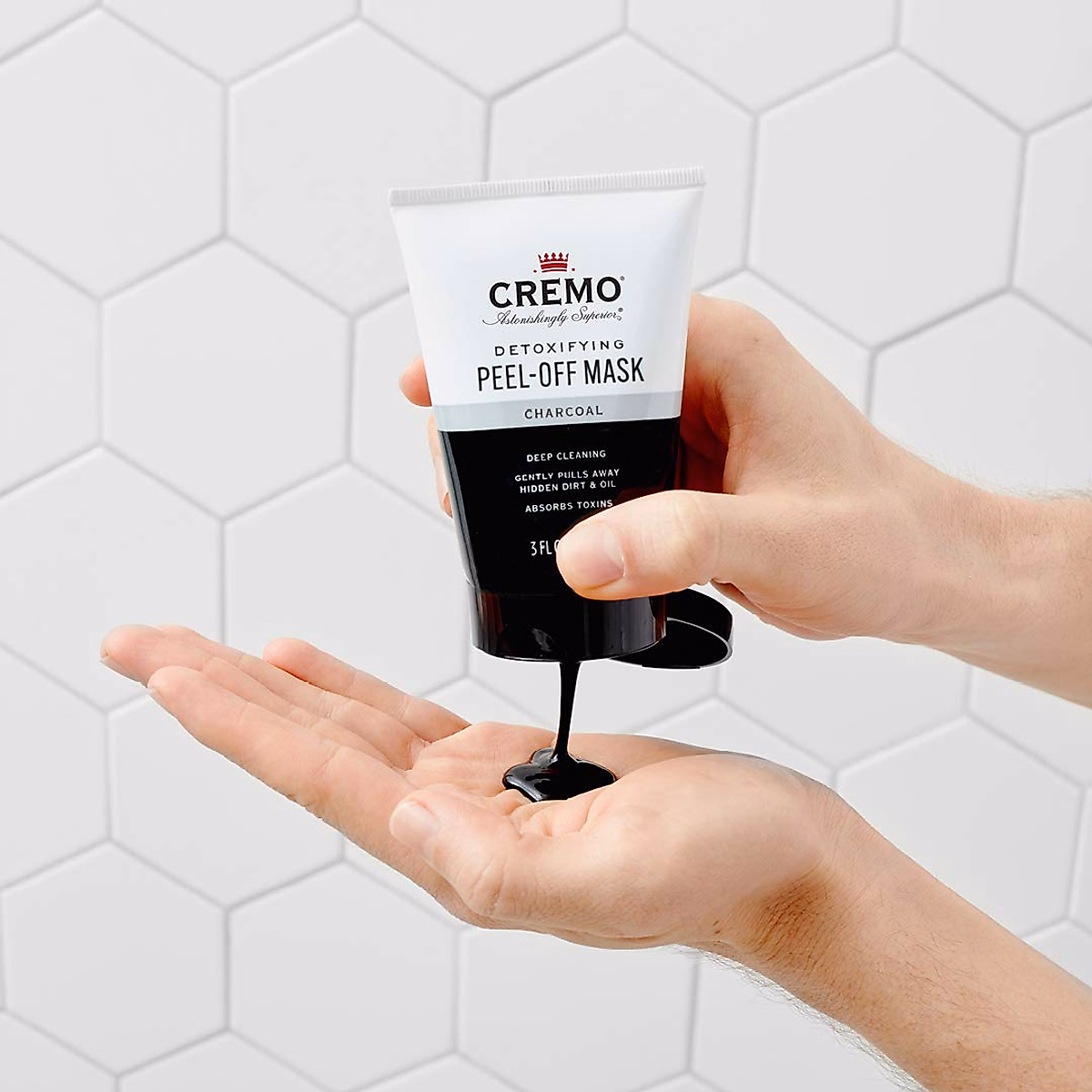 Cremo Detoxifying Peel-Off Mask Activated Charcoal, 4 oz Cremo Detoxifying Peel-Off Mask, 3 Fl Oz