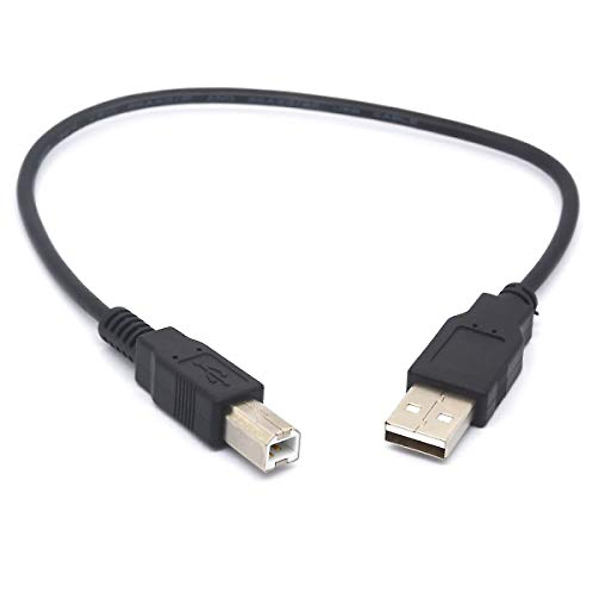 OpenII Short USB Printer Cable, USB 2.0 A Male to B Male Scanner Cord for HP, Cannon, Brother, Xerox, Samsung and More (20cm)