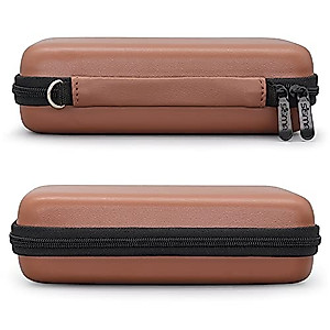 sisma 80 Switch Game Case Compatible with Nintendo Switch or PS Vita Games or SD Cards,Game Cartridge Holders Hard Shell Travel Storage Case Home Safekeeping, Brown