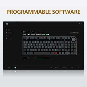 EPOMAKER TH96 96% Hot Swap RGB 2.4Ghz/Bluetooth 5.0/Wired Gasket Mounted Mechanical Keyboard with South-Facing RGB LEDs, 6000mAh Battery, Knob Control for Windows/Mac(Theory MDA, Flamingo)