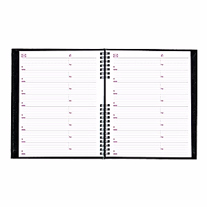 Brownline 2023 CoilPro Monthly Planner, 14 Months, December 2022 to January 2024, Twin-Wire Binding, 8.875" x 7.125", Black (CB1200C.BLK-23)