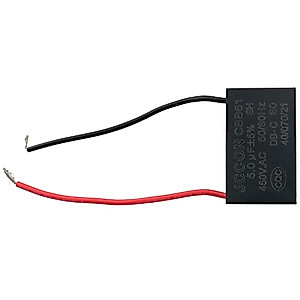 CBB61 Ceiling Fan Capacitor MTQY 2PCS 50/60Hz 4.5UF 450V AC CBB61 2 Wire Ceiling Fan Capacitors