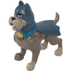 Fisher-Price DC League of Super-Pets Toy Talking Ace Poseable Figure with Sounds and Phrases for Preschool Kids Ages 3+ Years