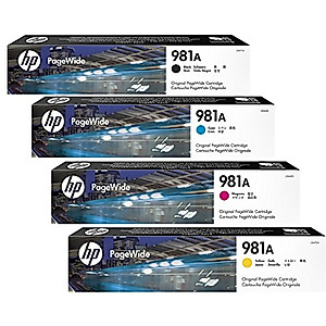 HP 981A Original PageWide Cartridge 4-Color Set