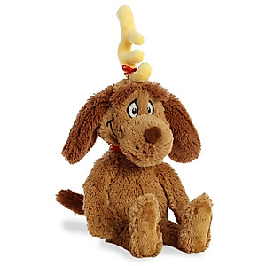 Aurora® Whimsical Dr. Seuss™ Max Stuffed Animal - Magical Storytelling - Officially Licensed - Brown 16 Inches