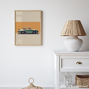 Inspirational Wall Art Co. - Power | 2023 Porsche 911 - Car Posters for Boys Room - Car Wall Decor - Car Room Decor - Car Posters for Men | 11x14 Inches Unframed