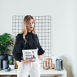 Vampire Fandom Cosmetic Bag My Other Boyfriend is Damon Salvatore Makeup Bag Vampire Fans Gift Vampire Themed Gift (damon)