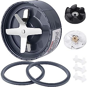 8 Pieces Blender Replacement Parts Extractor Blade for NutriBullet 600w 900w including Gasket Shock Pad and Gear