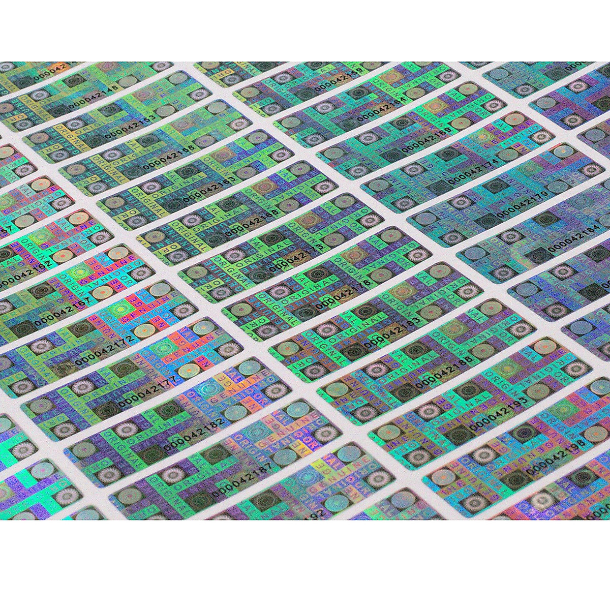 700 Tamper Proof Stickers, Tamper Evident Stickers. Genuine Original Holographic Security Seal, Tamper Resistant Hologram Foil Tape Feature with Serial Numbers. Strong Adhesive. (700 Stickers)
