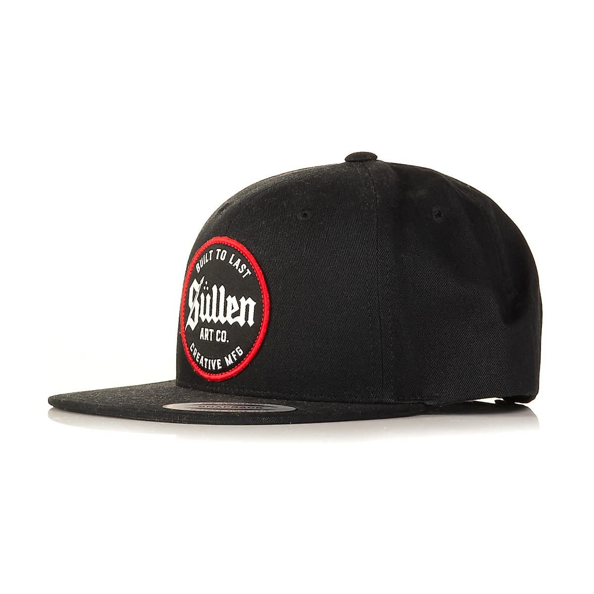 Sullen Men's Tattoo Lifestyle Factory Snapback Adjustable Hat (Black/Red)