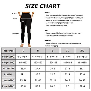 iniber Womens High Waisted Yoga Pants with Pockets, Tie Dye Workout Running Pants Soft Colorful Yoga Leggings for Women