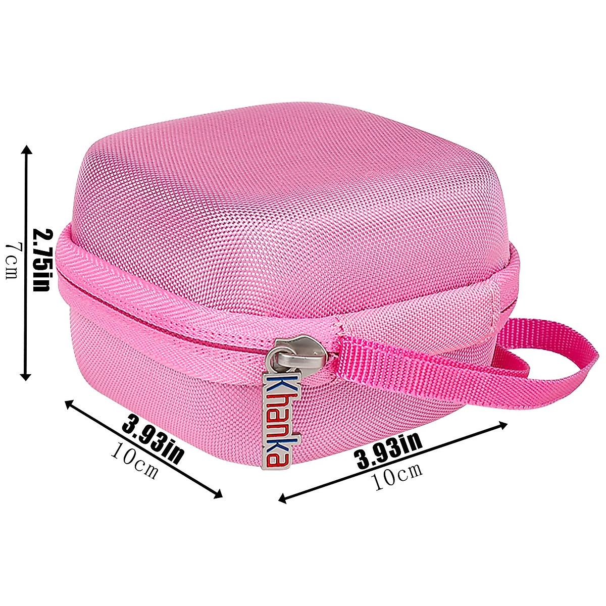 khanka Hard Travel Case Replacement for Phomemo Q30 Q30S Q31 Q32 Label Maker Machine Mini Bluetooth Portable Sticker Printer Maker, Case Only (Pink)