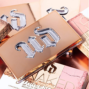 Urban Decay Stay Naked Threesome Palette, Fly - Bronzer, Highlighter & Blush Trio - Natural Satin Finish - Lasts Up To 14 Hours