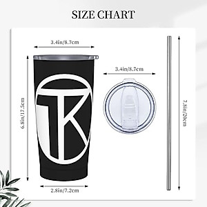 HIKTIEK Kate Musics Bush Stainless Steel Insulated Car Sippy Cup With Lid Travel Mug for Cold Hot 20 oz