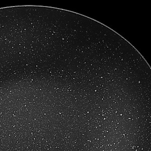 BergHOFF GEM Non-stick Cast Aluminum Stir-Frying Pan 10" 3.0 qt. Black Stay-cool Handle, Hanging Loop Ferno-Green, PFOA Free Coating Induction Cooktop Fast Heating