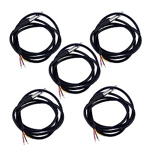 Geekstory 5PCS DS18B20 Temperature Sensor, Waterproof Temp Digital Thermal Stainless Steel Tube Probe 3M 118.1 inch for Raspberry pi, Arduino