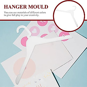 VICASKY 2Pcs Silicone Clothes Hanger Mold DIY Hanger Mold Manual Coat Hanger Art Molds