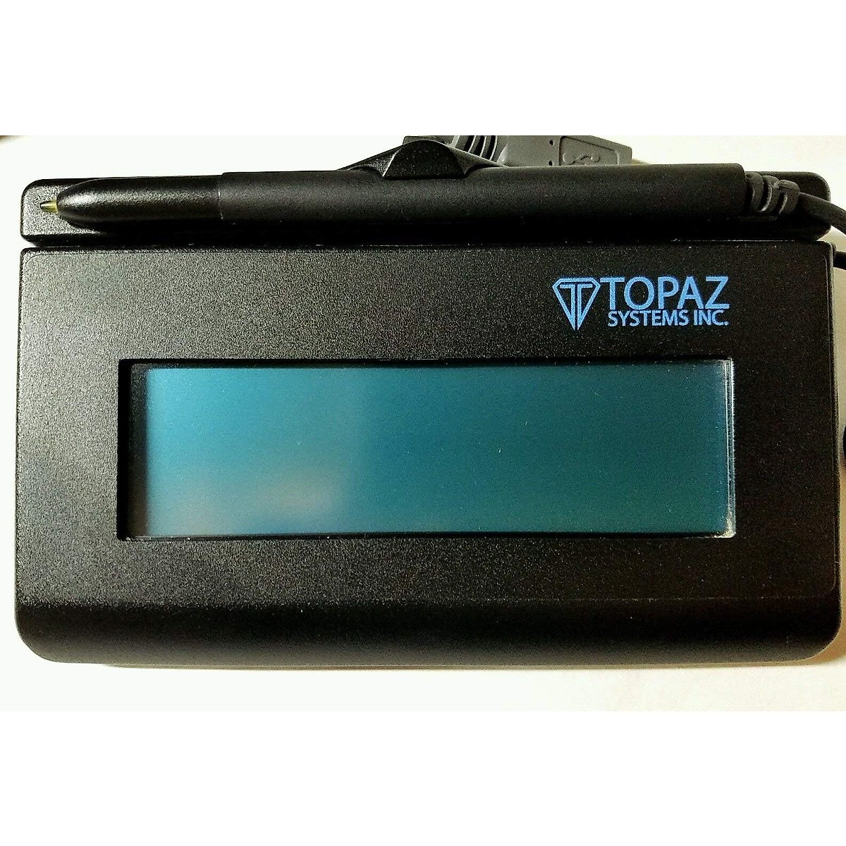 TOPAZ SignatureGem T-LBK462-HSB-R 1X5 Backlit LCD Signature Capture Pad USB Connection (Renewed)