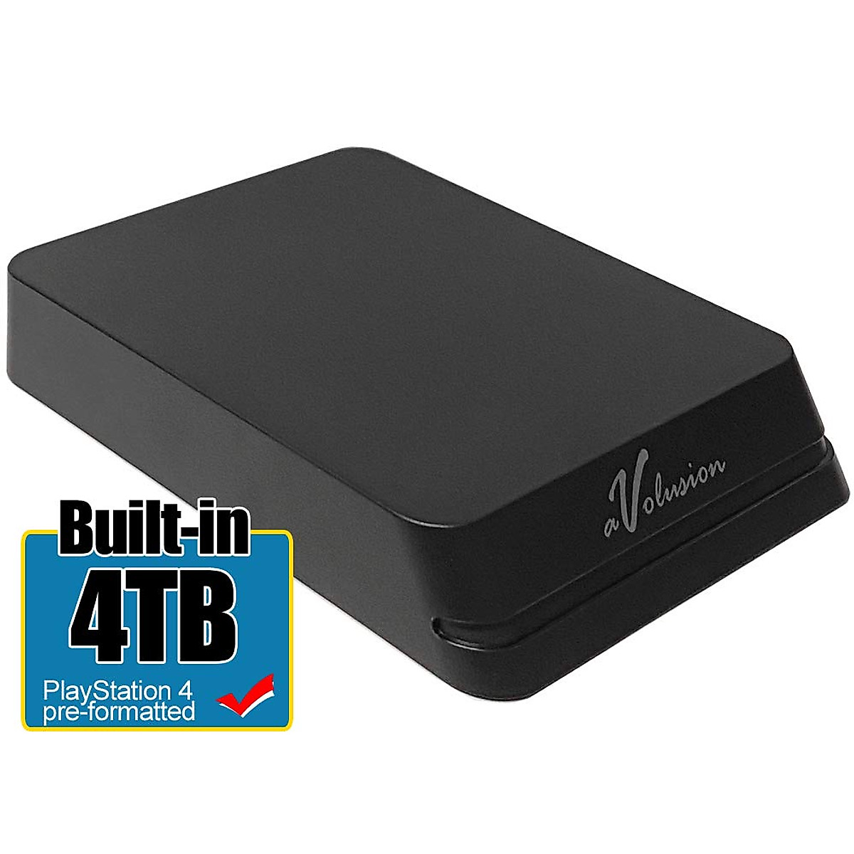 Avolusion Mini HDDGear Pro 4TB USB 3.0 Portable External Gaming Hard Drive (for PS4, Pre-Formatted) HD250U3-X1-PRO-4TB-PS - 2 Year Warranty