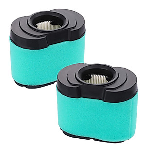 Quaprodur 2 Pack 792105 Air Filter Replacement for Briggs & Stratton 792105 276890 4163205 4163206 44H777 Replacement for John Deere GY21057 MIU11515 MIU11517 engines