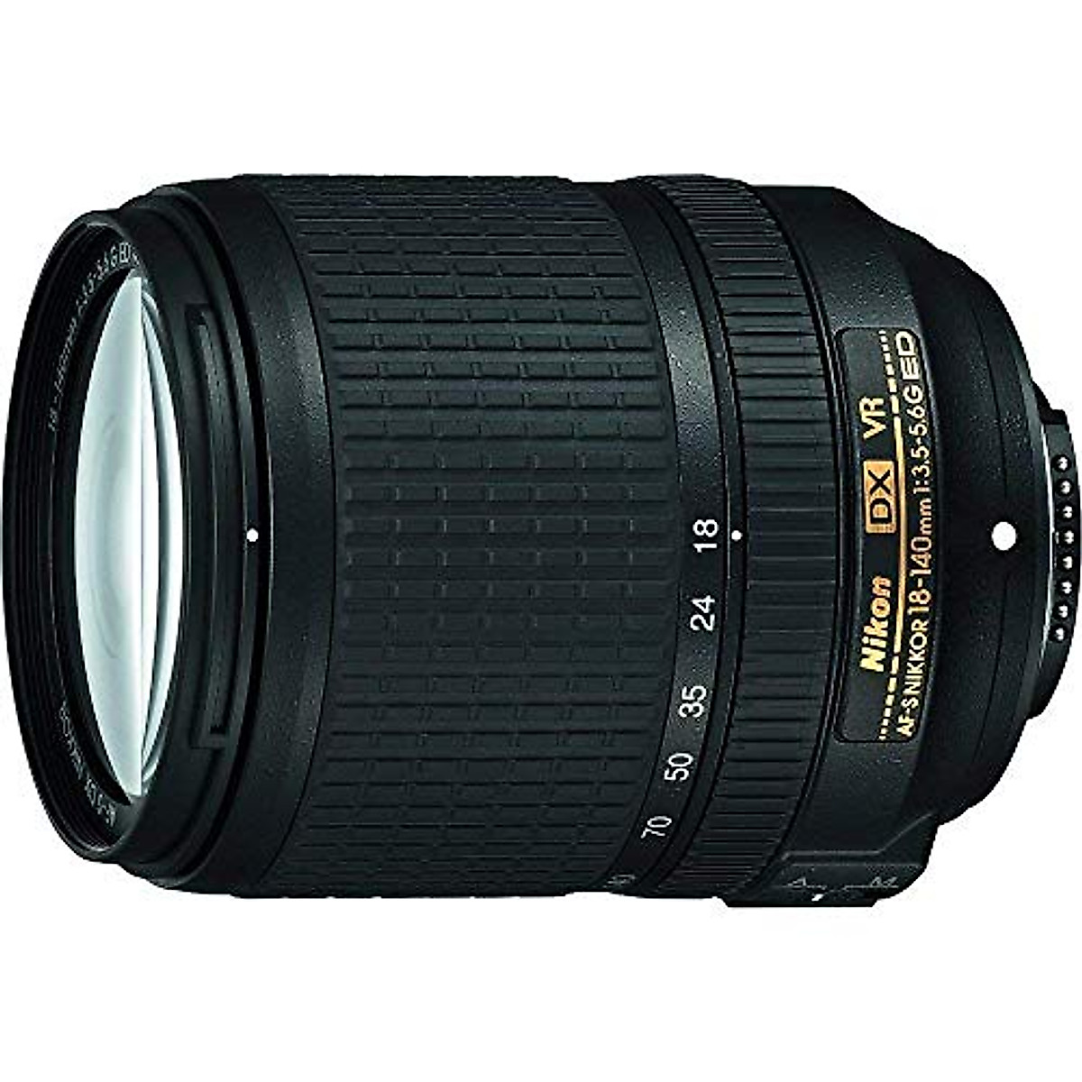 Nikon AF-S DX NIKKOR 18-140mm f/3.5-5.6G ED Vibration Reduction Zoom Lens with Auto Focus for Nikon DSLR Cameras (Renewed)