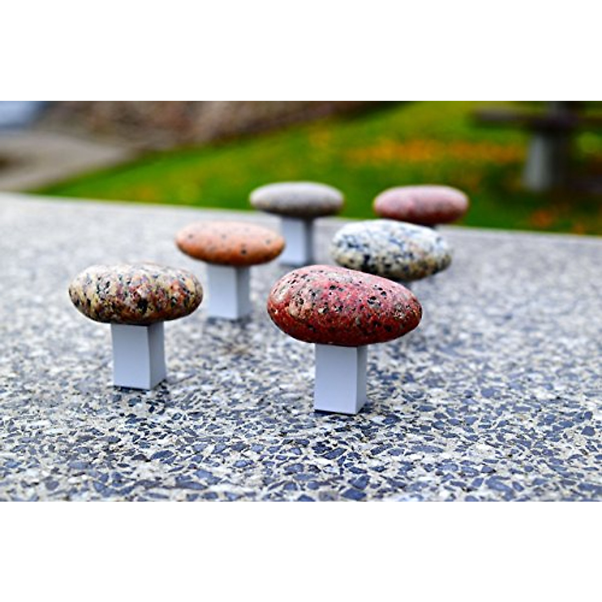 Stone knobs and pulls. Beach Stone Kitchen Cabinet pull knob. Door handle. Stone Cabinet Knobs. Furniture knobs. Drawer Pull. 1 PCS