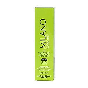 Milano Care Milano Colore – Nourishing Hair Coloring Treatment – Permanent Hair Dye – Hair Color Cream (Peroxide Cream Not Included), 10.11 Lightest Blonde Ash Intense, 100ml/3.4 oz