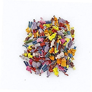 New 100pcs Painted Model Train People Figures N Gauge (1 to 150) Durable and Professional