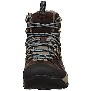 KEEN Women's Revel 4 Mid Height Polar Insulated Waterproof Snow Boots, Coffee Bean/Balsam, 10
