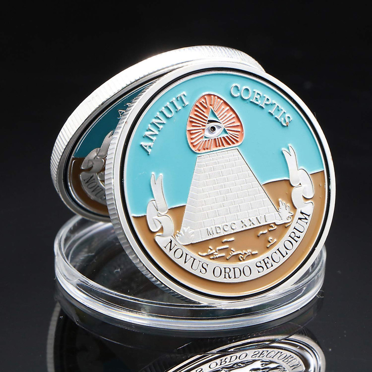 Masonic Challenge Coin Master Mason Freemason Brotherhood Coin