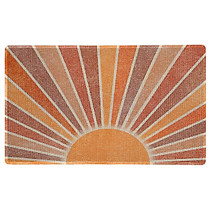 Nogrit Boho Coir Doormat for Outdoor Entrance,Boho Front Door Mats Outdoor,Boho Welcome Mat,Boho Door Mat Outdoor,Boho Indoor Door Mats for Entryway, 17x30 inch