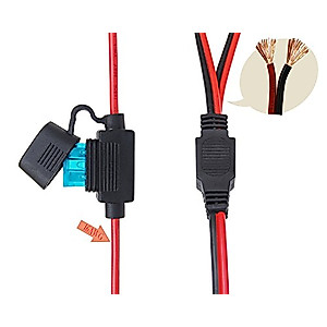 CUZEC 2-Way Splitter, SAE Connector,1 to 2 SAE Connector Power Charger Adapter