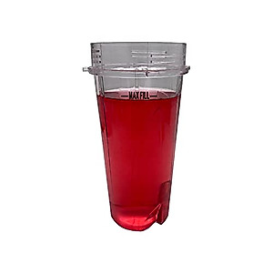 Replacement parts 16oz cup with snip seal lid and extractor blade, fit with Ninja Mega Kitchen System Blender BL770 30/BL770A 30/BL770W 30/BL771A/BL771 30/BL772Q/BL772 30/BL773CO 30/BL780 30 (Black)