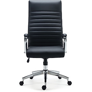 Staples 24328572 Bentura Bonded Leather Managers Chair Black (53234)