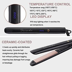 xtava Pro Satin Infrared Flat Iron with Tourmaline Ceramic Plates