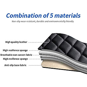 Worth-Mats Rear Cargo Mat+Back Seat Protector+High Sides Panel Protector Compatible with Porsche Macan/Macan S(Non Maacan EV) Cargo Liner Trunk Cover Full Coverage Trunk Liner