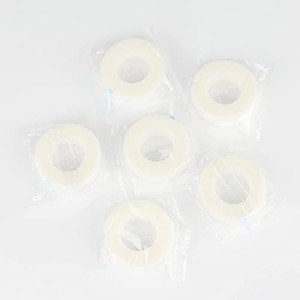 GCQQ Lash Tape for Eyelash Extensions, 9 Rolls Micropore Tape, Eyelash Tape for Lash Extensions, Makeup, 0.5" x10 Yards, Individual Package(Clear)