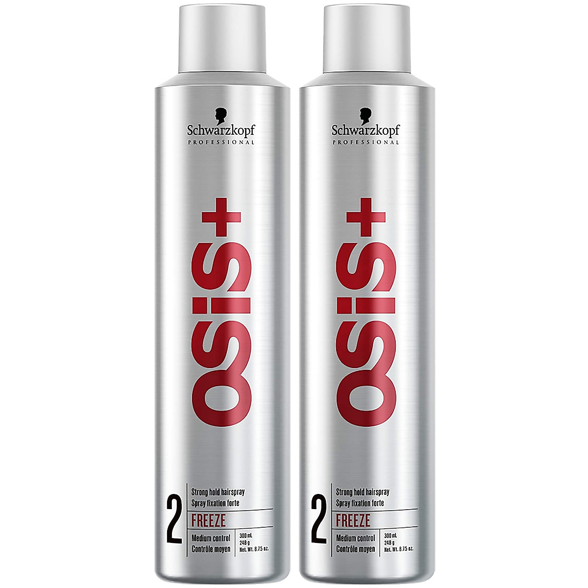 OSiS+ FREEZE FINISH Hairspray, 10.1-Ounce (2-Pack)