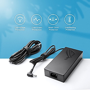 180W Zephyrus Charger for Asus ROG Zephyrus G14 G15 (2022 2023 2024) GA401 GA502 GA502DU GA401QC GA401QE ADP-180TB H Laptop Power Supply