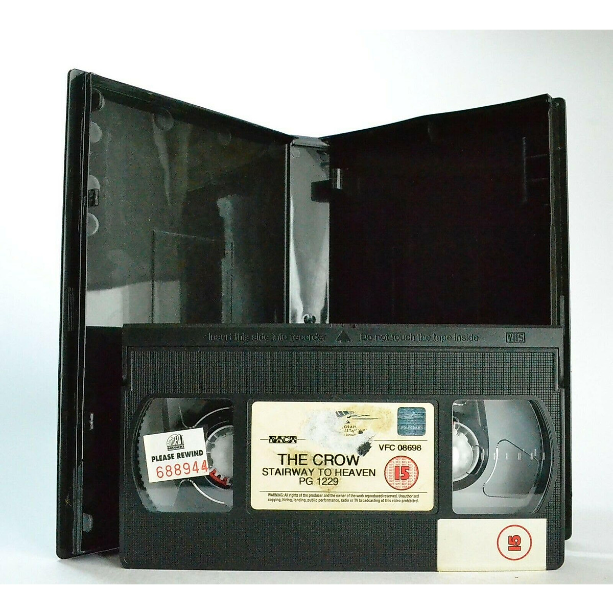 The Crow: Stairway To Heaven - T.V. Movie - V.Rare Large Box - M.Dacascos - VHS