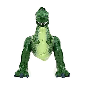 Disney Store Official Rex Interactive Talking Action Figure from Toy Story, Features Sounds and Phrases from The Movies, Interacts with Other Figures and Toys