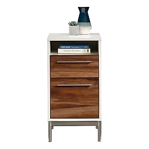 Sauder Vista Key 19"D Vertical 2-Drawer File Cabinet, Pearl Oak/Blaze Acacia