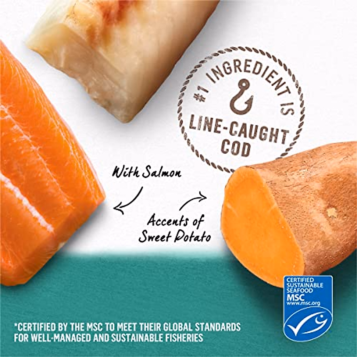 Purina Beyond Cod, Salmon and Sweet Potato Natural Ground Grain Free Wet Dog Food Pate - (12) 13 oz. Cans