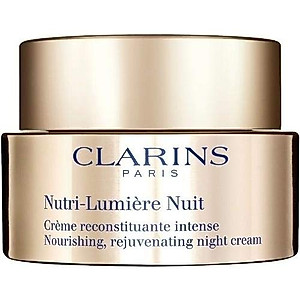 Clarins Nutri-Lumière Night Cream | Anti-Aging Moisturizer | Nourishes and Restores Vitality To Mature Skin | Visibly Lifts and Smoothes Skin | Minimizes Appearance Of Deep Wrinkles and Age Spots