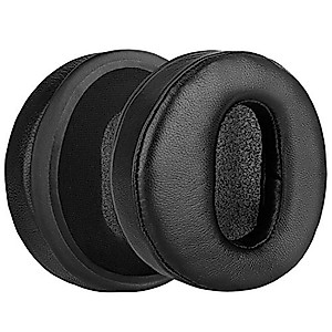 Geekria Elite Sheepskin Replacement Ear Pads for DENON AH-D2000, D5000, D5200, D7000, D7200, D9200 Headphones Earpads, Headset Ear Cushion Repair Parts (Black)