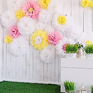 MIAHART 80 Sheets White Tissue Paper Bulk for Gift Wrapping 20x20 inch White Tissue Paper Squares for Gift Bags Packaging Birthday Holidays Christmas Easter Halloween Floral and DIY Crafts